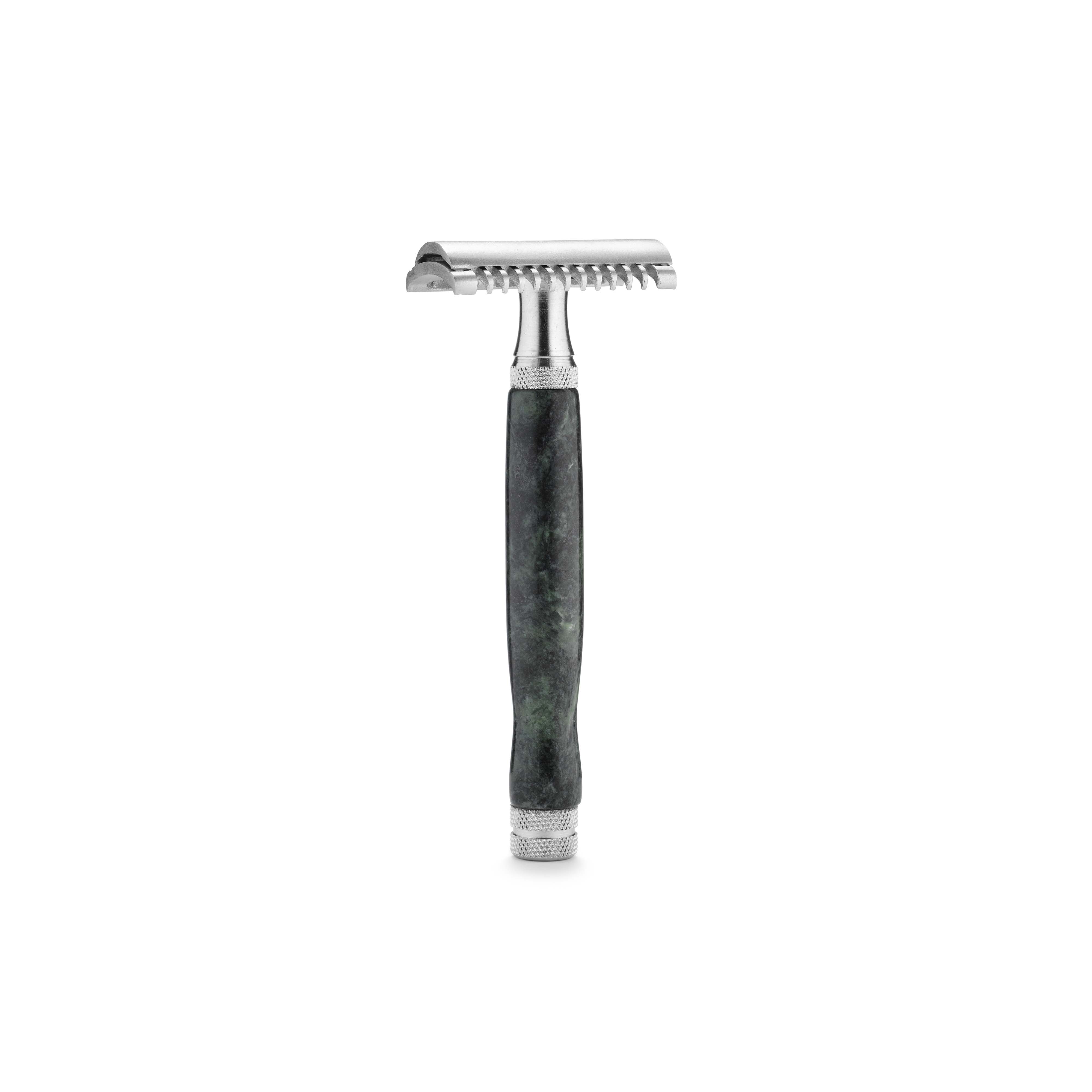 Safety Razor Marble Green