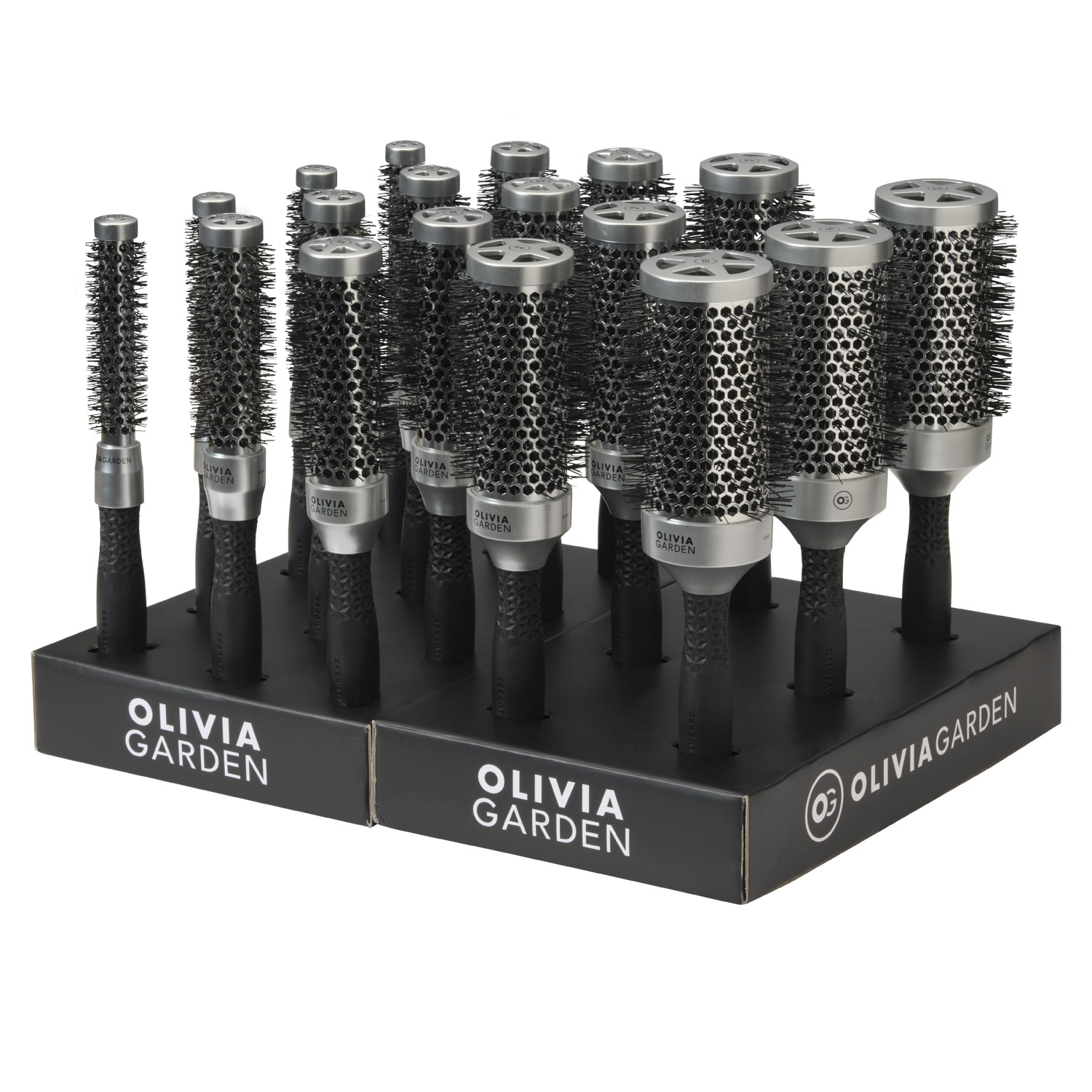 Olivia Garden Essential Blowout Classic Display 18-pcs