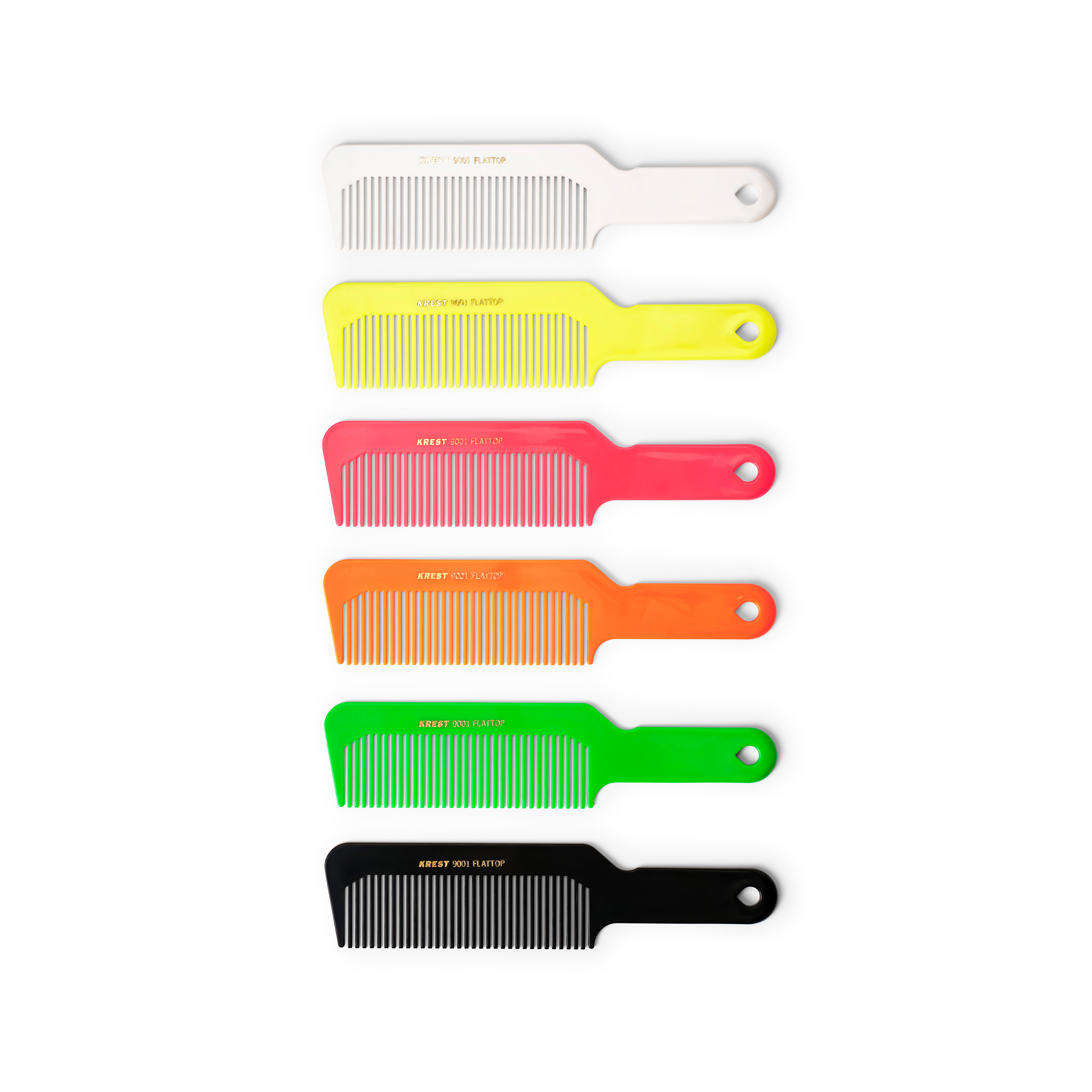 Krest No. 9001 Flattop Comb 8.5” - Neon Green Krest No. 9001 Flattop Comb 8.5” - Neon Green
